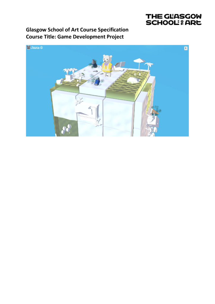 Game Development Project 2023-24 – GSA Documents