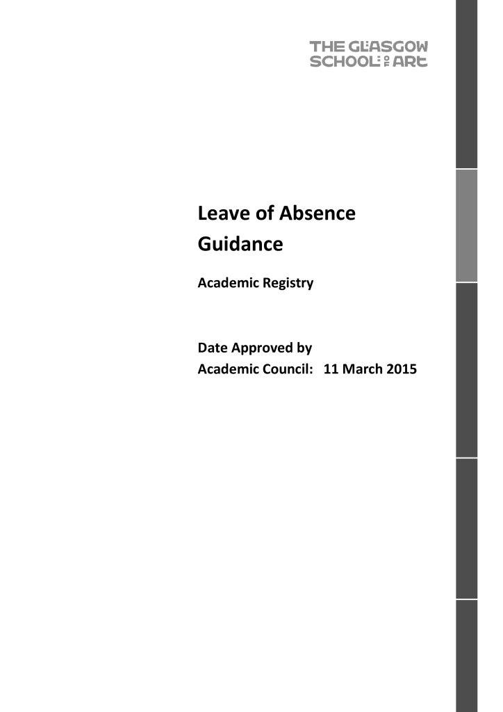 Leave-of-Absence-Guidance – GSA Documents