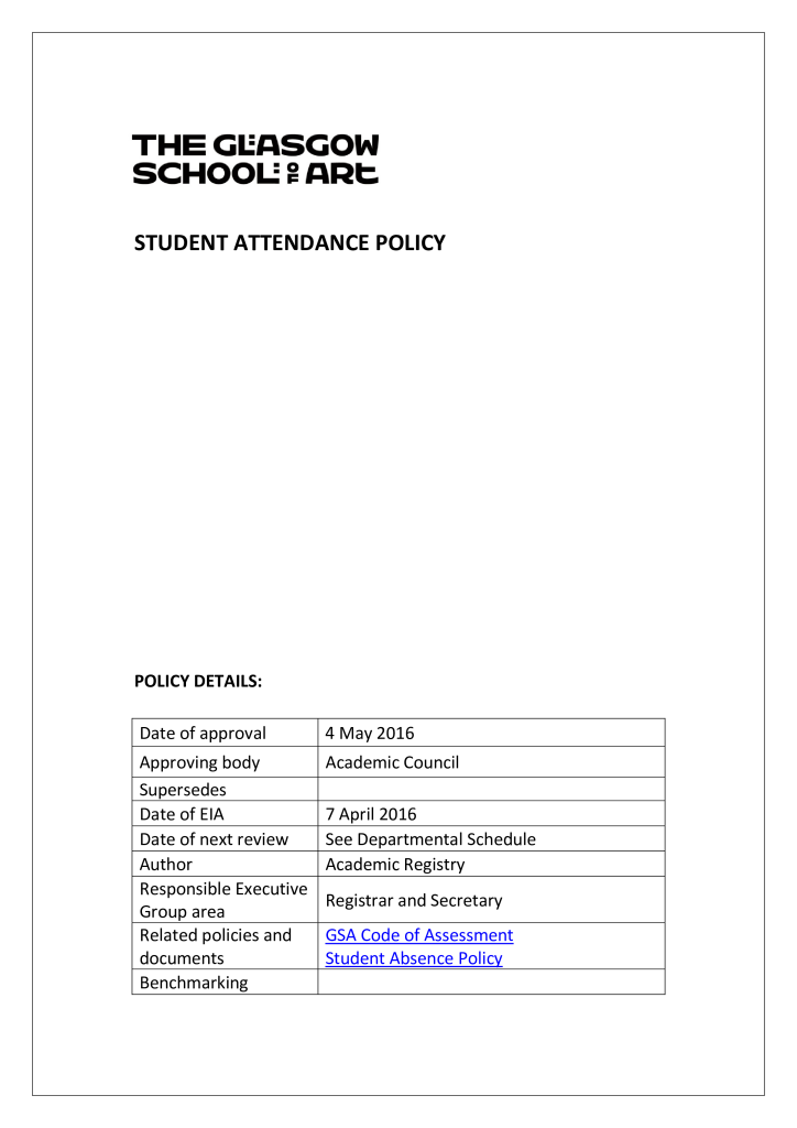 Student-Attendance-Policy – GSA Documents