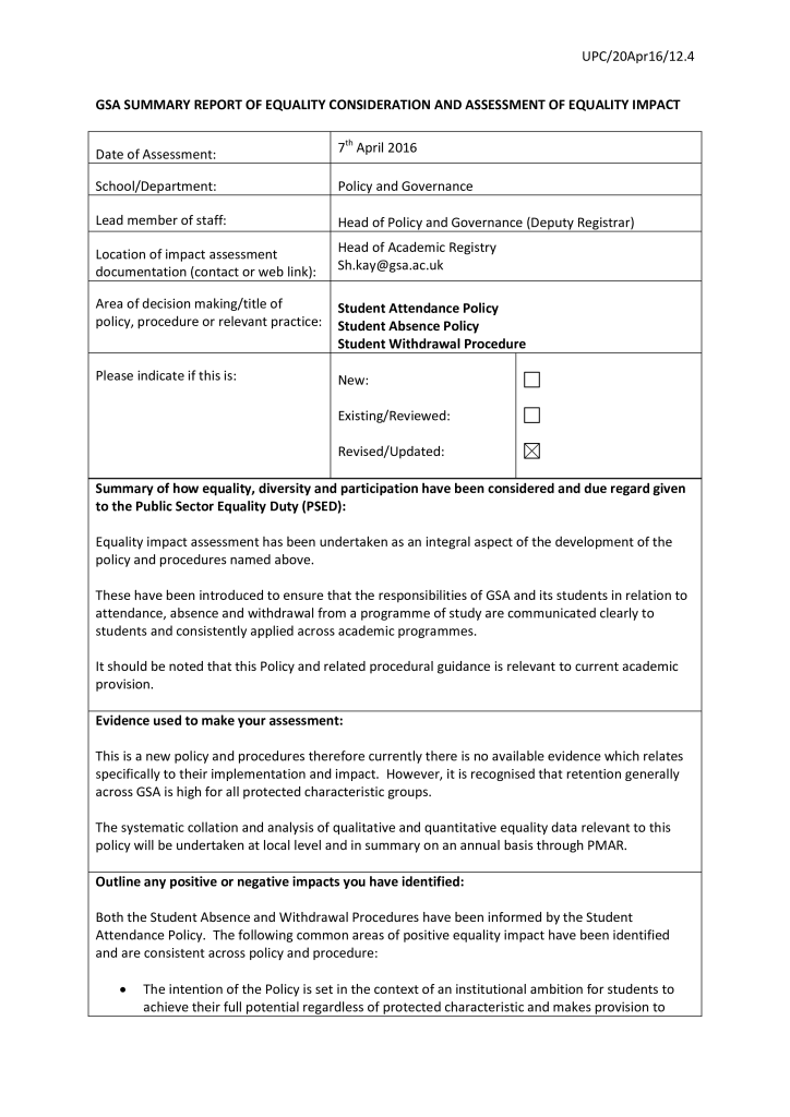 GSA-EIA-Summary-Report-Student-Attendance-Policy-Withdrawal-and-Absence ...