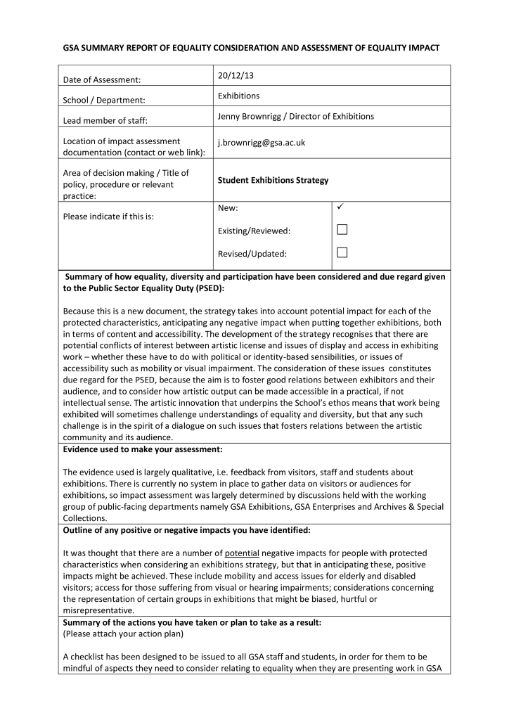 GSA-EIA-Summary-report-Student-exhibitions-strategy – GSA Documents