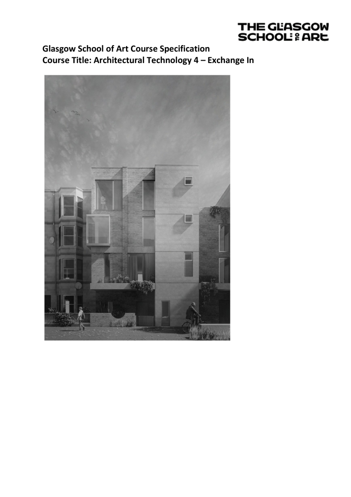 Architectural Technology 4 Exchange In 2024-25 – GSA Documents
