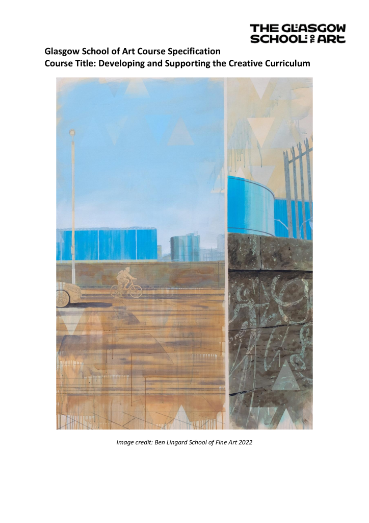 Developing and Supporting the Creative Curriculum 2024-25 – GSA Documents