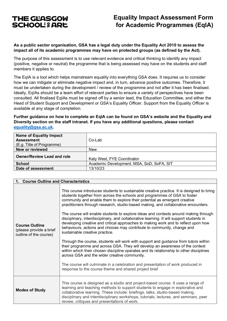 EqIA Co-Lab EqIA 2024 – GSA Documents