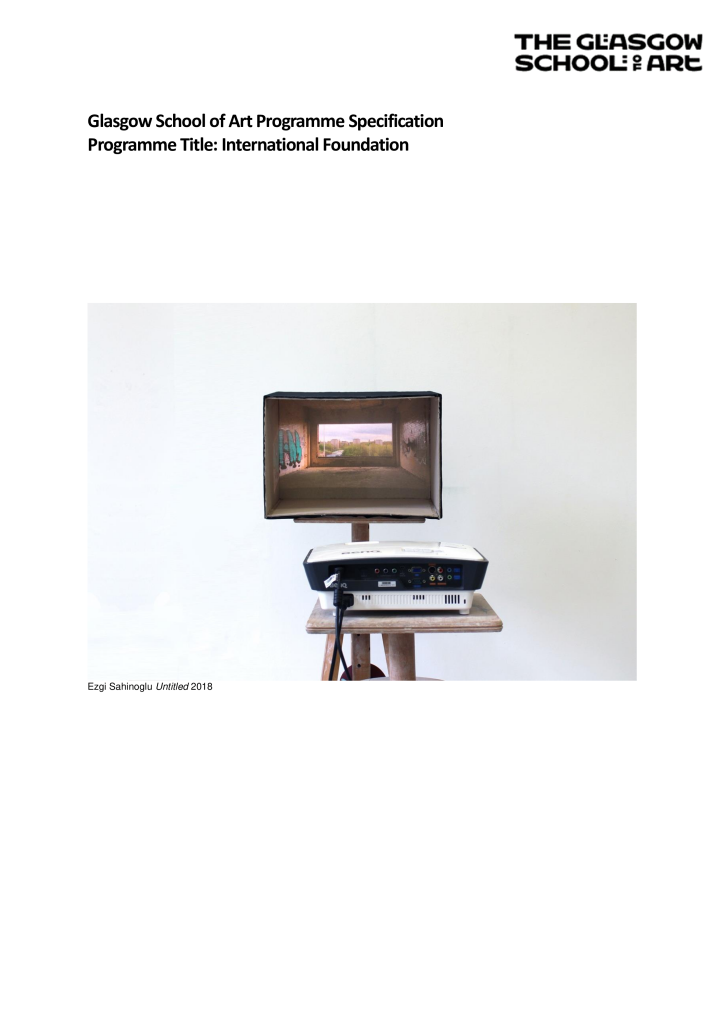 International Foundation 2024-25 – GSA Documents