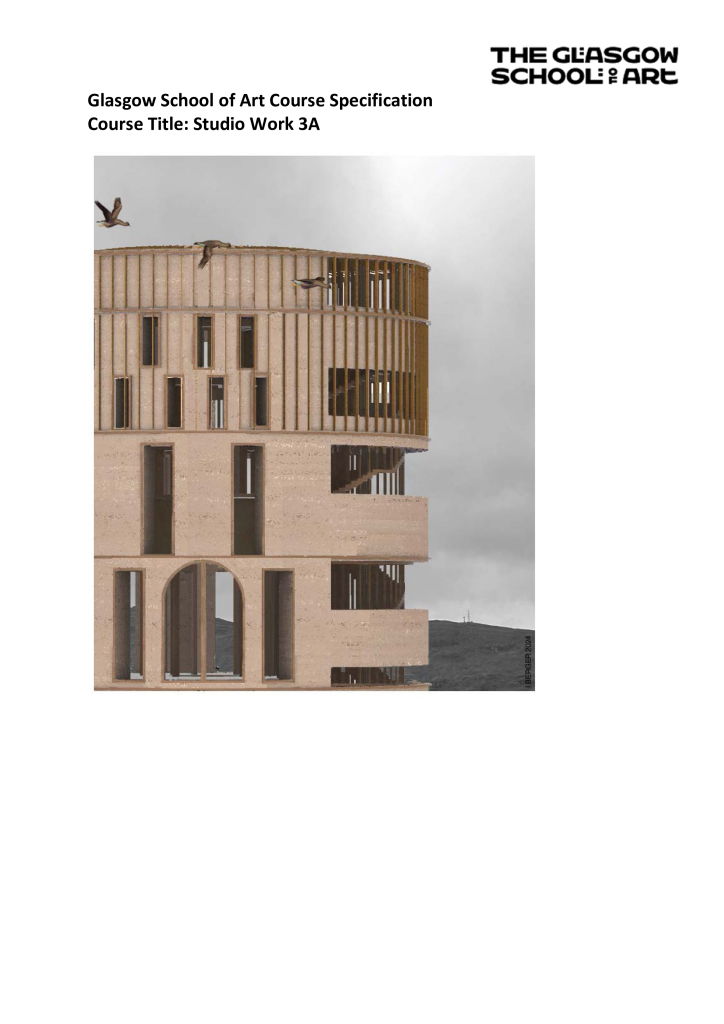 Studio Work 3A 2024-25 – GSA Documents