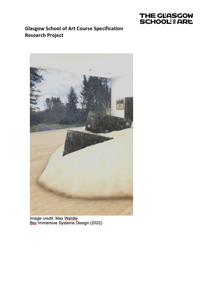 Course Specifications – GSA Documents