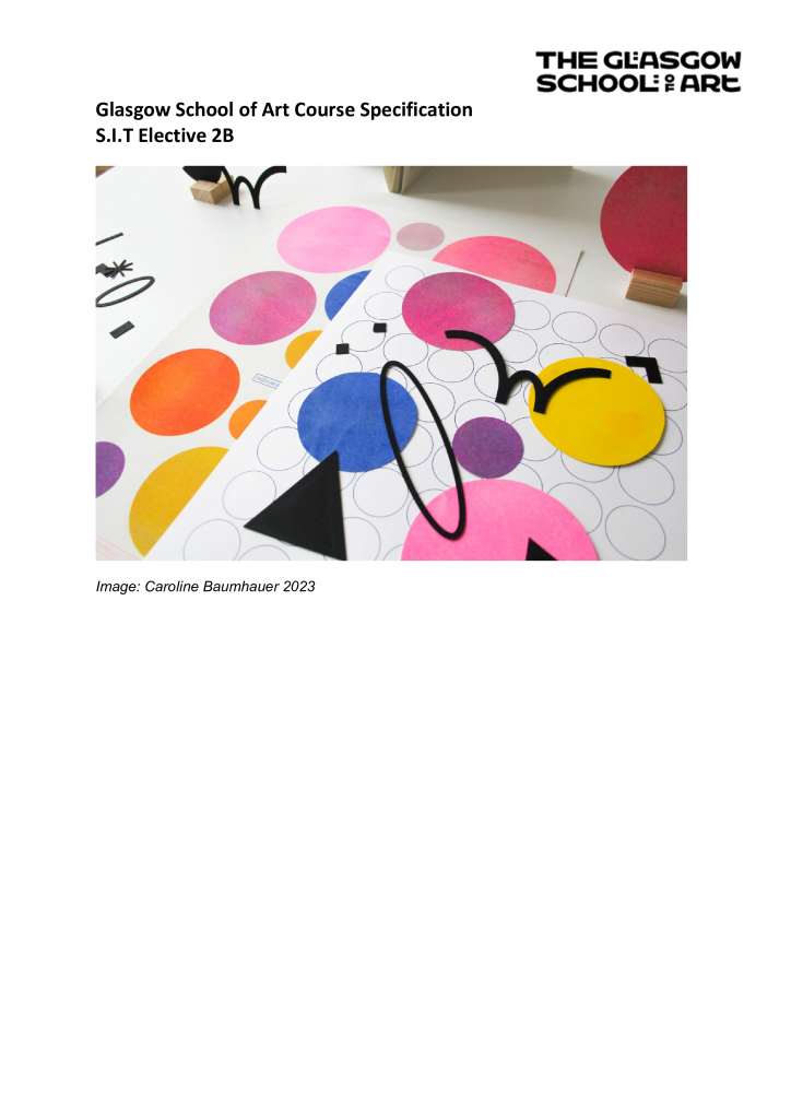 S.I.T. Elective 2B 2024-25 – GSA Documents