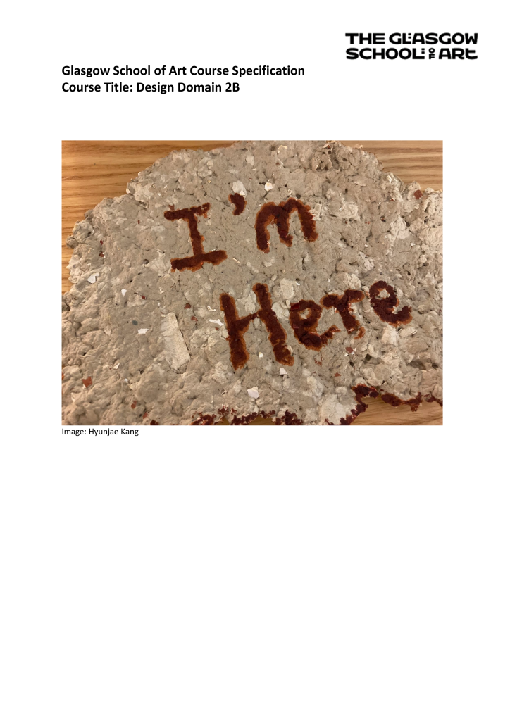 Design Domain 2B 2025-26 – GSA Documents