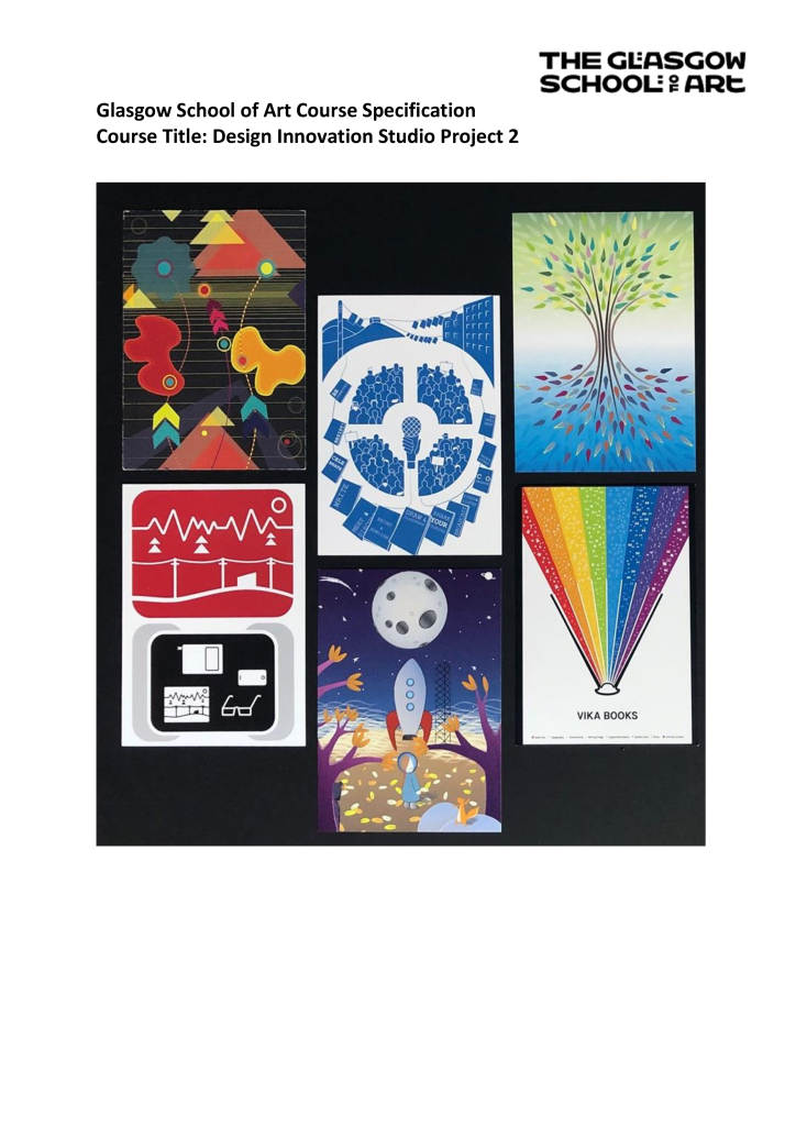 Design Innovation Studio Project 2 2025-26 – GSA Documents