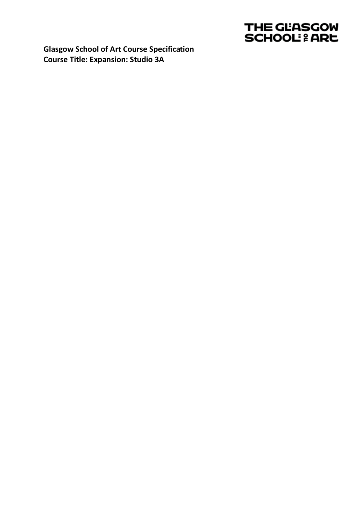 Expansion Studio 3A 2025-26 – GSA Documents