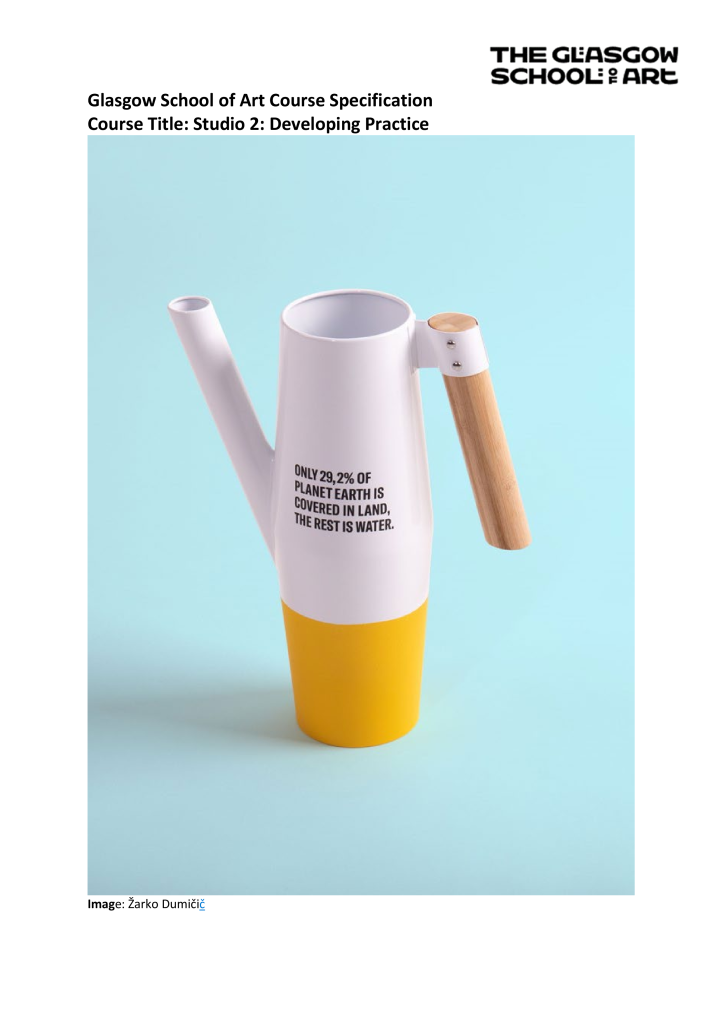 Studio 2 Developing Practice 2025-26 – GSA Documents