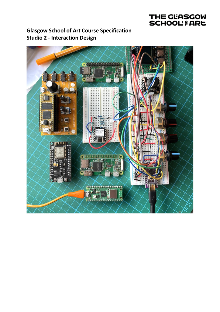 Studio 2 – Interaction Design 2025-26 – GSA Documents