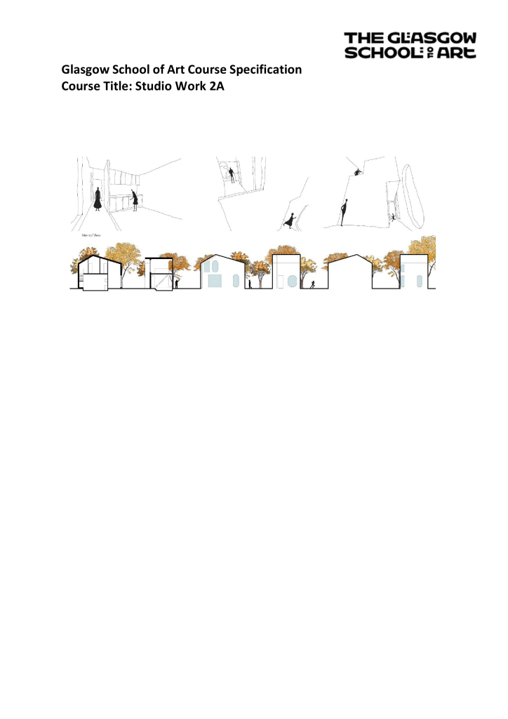 Studio Work 2A 2026-27 – GSA Documents